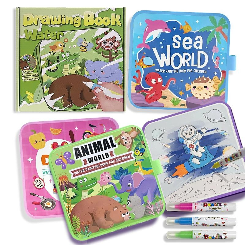 Water Coloring Book Set – Oveliana